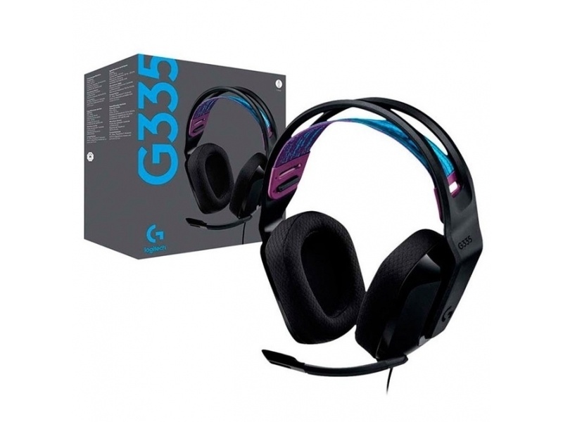 AUD FONOS GAMER LOGITECH G335 NEGRO NNET Tecno Audio Auriculares ...